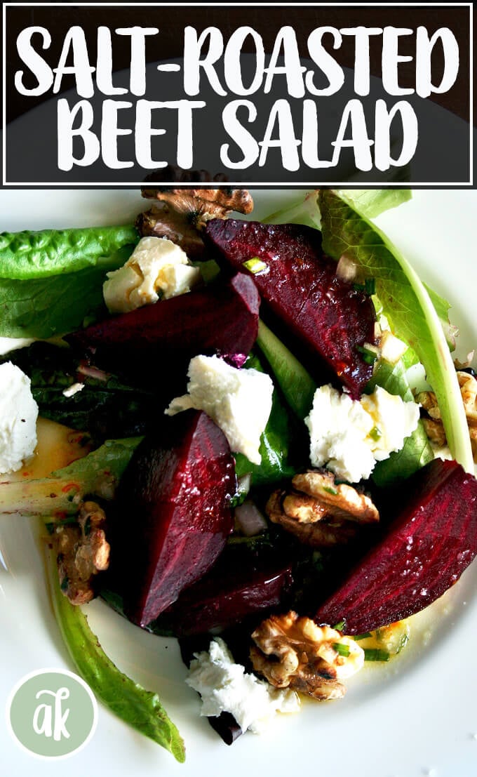 Salt-Roasted Beets with Goat Cheese and Walnuts | Alexandra's Kitchen