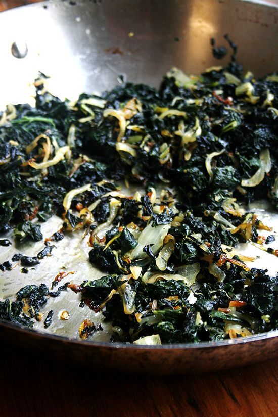 Suzanne Goin's Slow-Cooked Kale - Alexandra's Kitchen