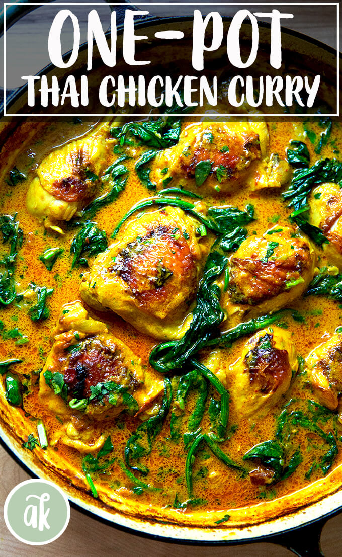 Easy, One-Pot Coconut Thai Chicken Curry | Alexandra's Kitchen
