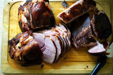 Simple Baked Ham with Brown Sugar Glaze | Alexandra's Kitchen