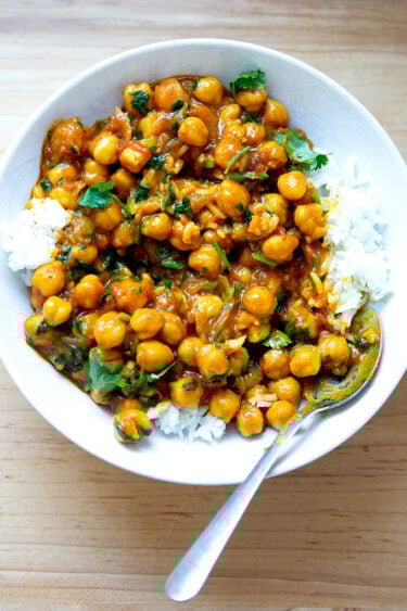 One-Pot Curried Chickpeas | Alexandra's Kitchen