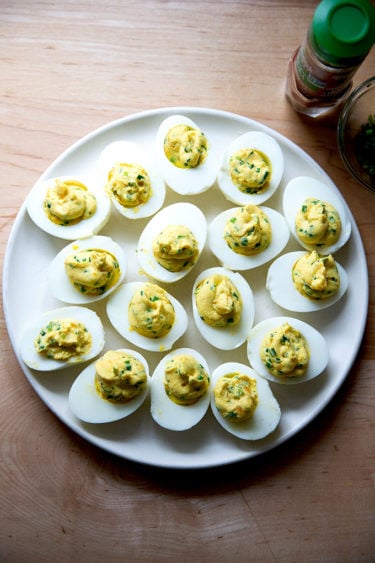 Classic Deviled Eggs Recipe | Alexandra's Kitchen