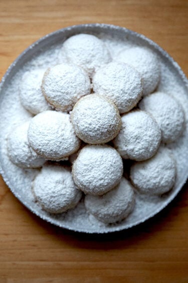 Lemon-Almond Snowball Cookies | Alexandra's Kitchen